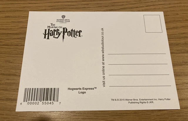 HARRY POTTER POSTCARD ‘Making Of’ Hogwarts Express - Exclusive to ...