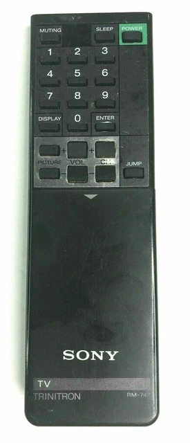 SONY MODEL RM-747 Original Trinitron Remote Control £12.84 - PicClick UK