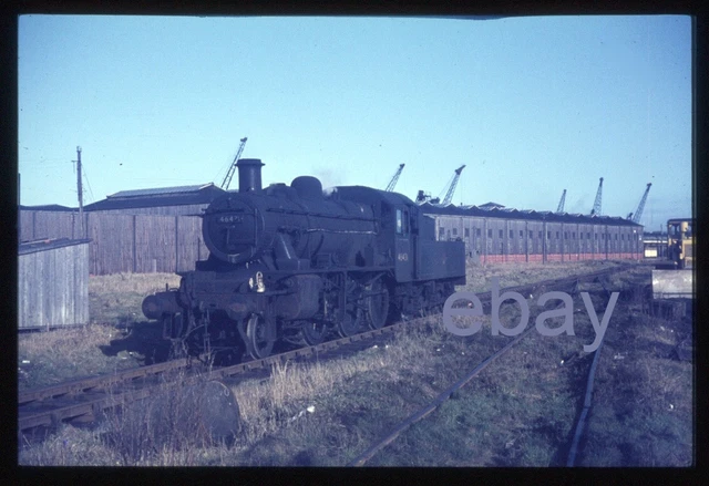 ORIGINAL 35MM SLIDE - ex LMS 46431 light engine at Heysham c.1960's £3. ...