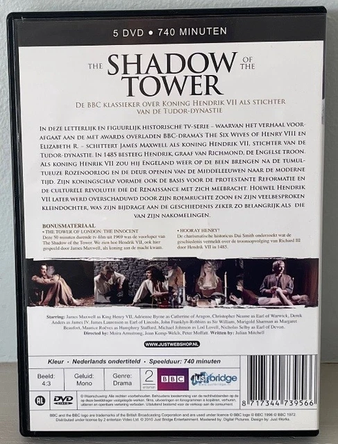 BBC: THE Shadow of the Tower TV Series on 5 Discs (DVD Box Set 1972 / ...