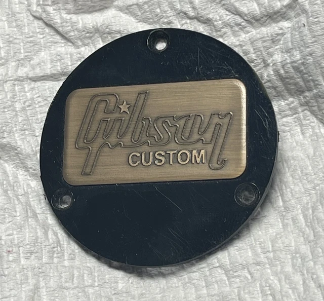GIBSON CUSTOM SHOP Les Paul Authentic Toggle Switch Plate Medallion ...