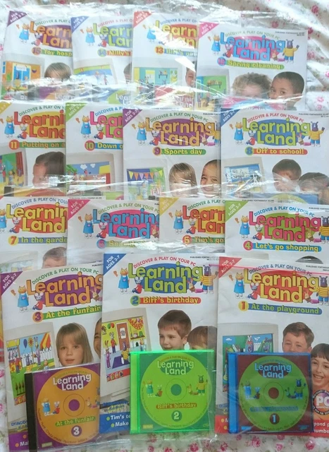 SET OF 15 Learning Land Magazines And Pc Cd Roms, issues 1- 15 £40.00 ...