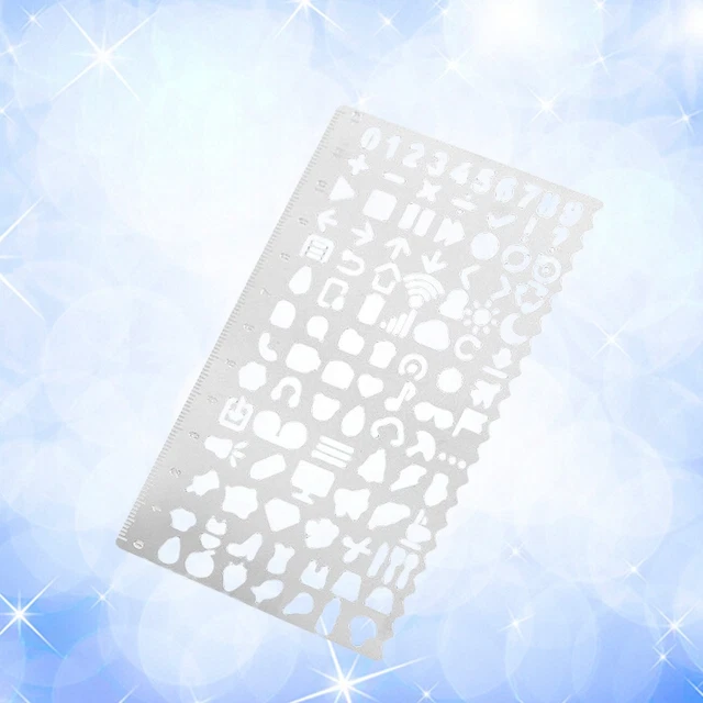 DRAWING TEMPLATE MARK Ruler Geometric Stencils Templates for Kids $19. ...