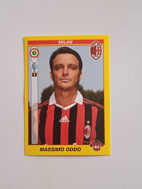 MASSIMO ODDO ITALIA Ac.milan Rare Update Sticker Calciatori 2011 Panini ...