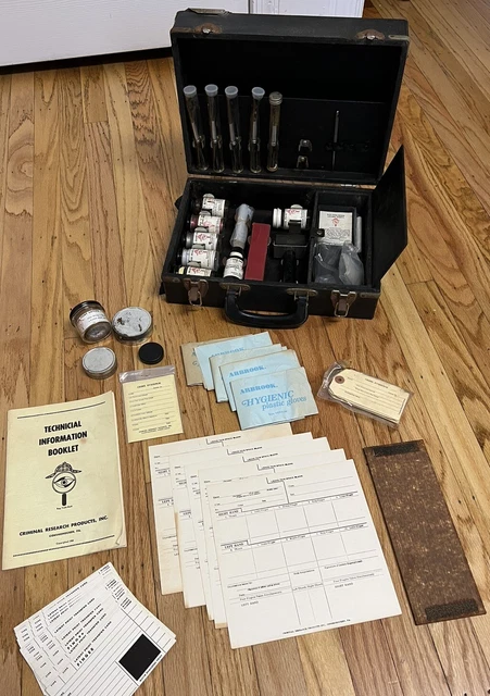 VINTAGE PHILADELPHIA 1958 Police Crime Scene Investigator Fingerprint ...