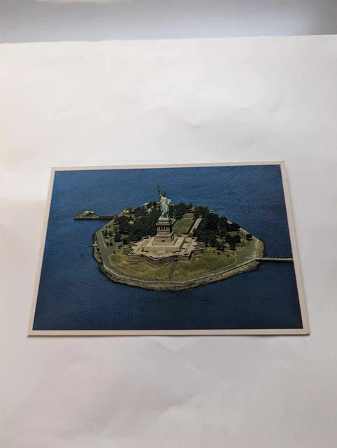 CONTINENTAL POSTCARD *BUY 2 GET 1 Free Aerial View Statue of Liberty ...