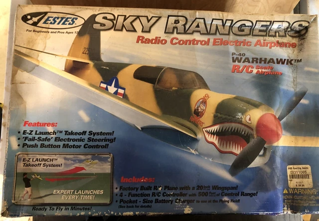 SKY RANGERS RADIO Control Electric Airplane P-40 WARHAWK R/C Scale ...