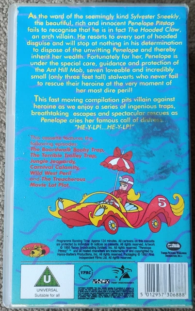 THE PERILS OF Penelope Pitstop Bumper Edition VHS/PAL Video £7.99 ...