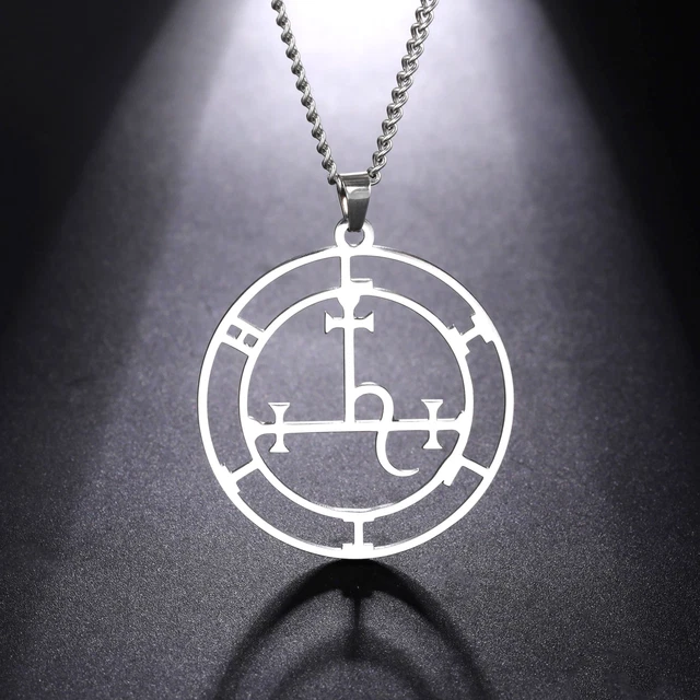 COLLIER PENDENTIF LILITH Sigil amulette païenne mythologie bijoux ...