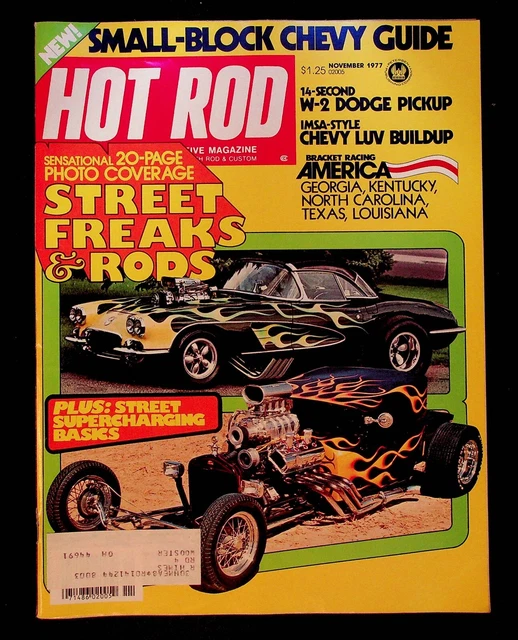 VINTAGE HOT ROD Car Magazine November 1977 Chevy W-2 Dodge Pickup Racing Texas £7.95 - PicClick UK