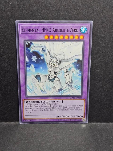YU-GI-OH! TCG ELEMENTAL Hero Absolute Zero OP05-EN023 Common $9.49 ...