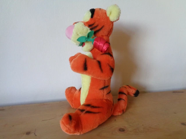 GENUINE DISNEY &WINNIE the Pooh" TIGGER Plushy/Soft Toy 11" (rose in ...