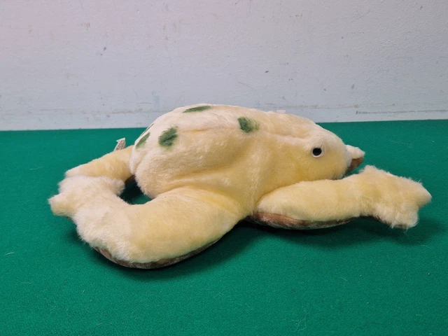 12& MERRYTHOUGHT YELLOW Frog Soft Toy Handmade in England £14.99 ...