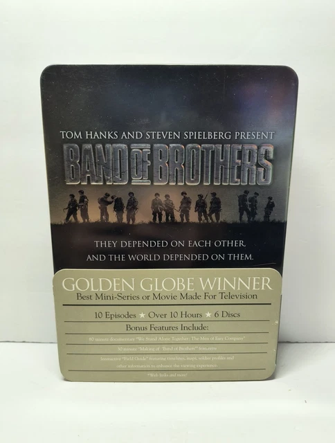 BAND OF BROTHERS DVD 6-Disc Set 2002 HBO Mini Series Collection Tin ...