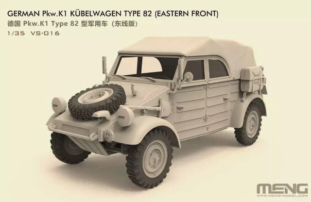 MENG MNGVS-016 1/35 Scale Pkw.K1 Kubelwagen Type 82 Eastern Front VS ...