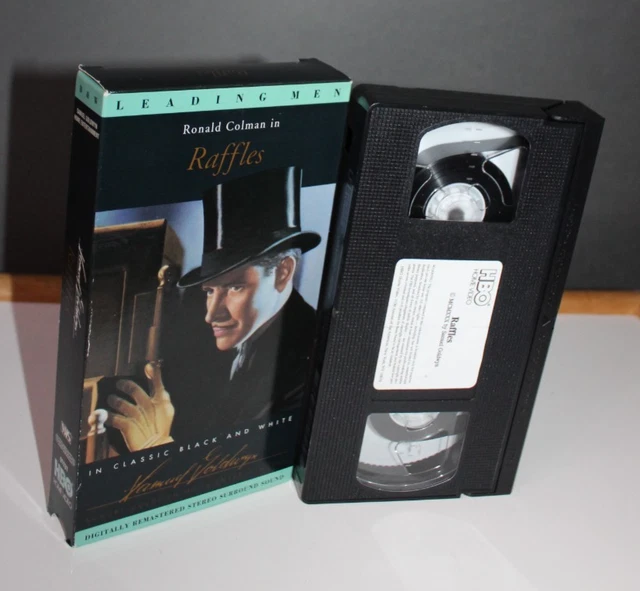 LEADING MEN RAFFLES VHS Movie Ronald Colman £13.79 - PicClick UK