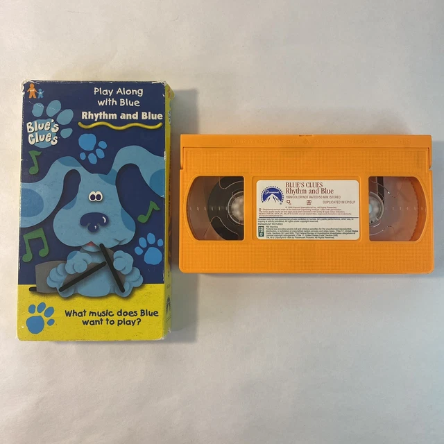 VHS BLUE'S CLUES ~ Rhythm And Blue 1999 sans étui EUR 8,94 - PicClick FR