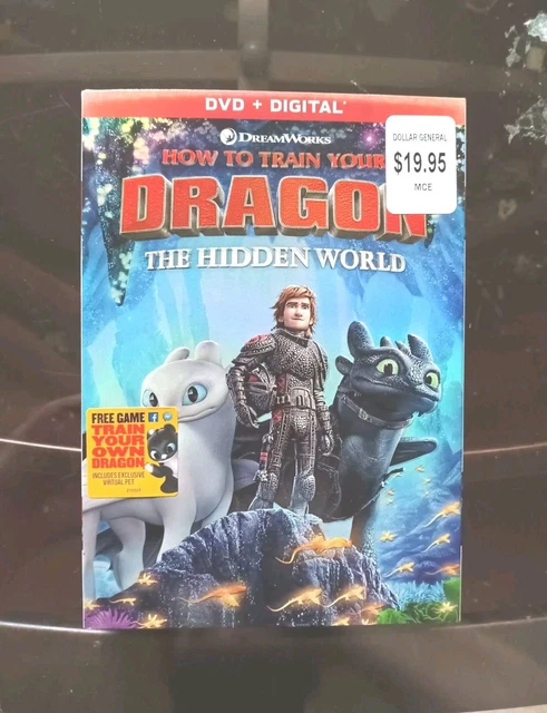HOW TO TRAIN Your Dragon: The Hidden World (DVD, 2019) NEW With ...
