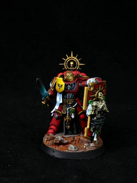 INDOMITUS PRIMARIS SPACE Marine Blood Angels Captain dipinto da ...
