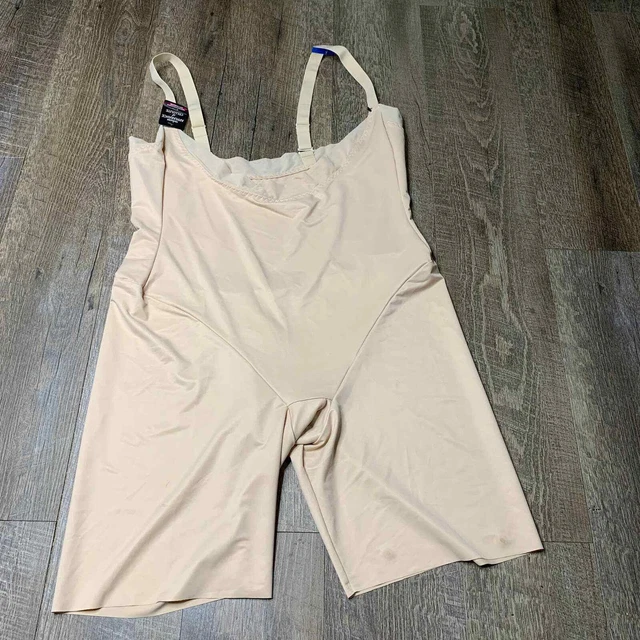 MAIDEN FORM SKIN Spa Cooling Moisturizing Body Shaper Womens 3XL Beige ...