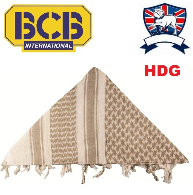 BRITISH ARMY GENUINE Bcb Cream Sand Shemagh (Desert Tan Beige) Arab ...