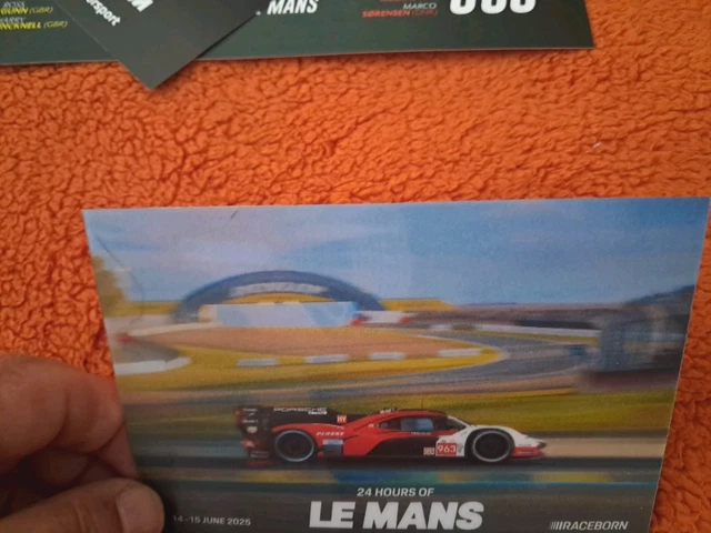 PORSCHE HYPERCAR LE Mans 2025 Lenticular Promo Card £20.00 - PicClick UK