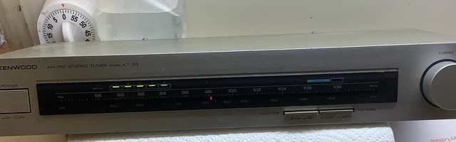 KENWOOD AM FM Stereo Tuner Model Kt-33 EUR 18,47 - PicClick FR