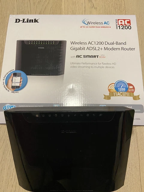 MODEM ROUTER ADSL2+ wi-fi Dlink Dsl 3580 EUR 15,00 - PicClick IT