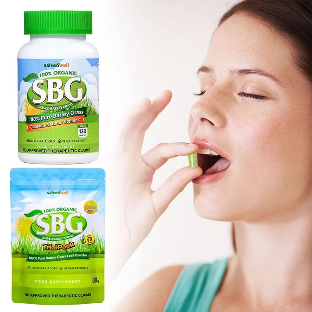 100% PURE NATURAL Barley Grass Capsules 500mg 120 Caps/80g Vegan-friendly £7.24 - PicClick UK