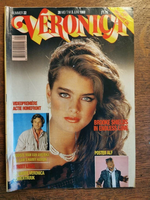 BROOKE SHIELDS VERONICA Dutch TV guide magazine 1988 EUR 17,50 ...
