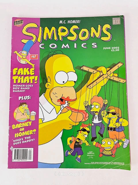 HOMER SIMPSON - The Simpsons Comics Issue #67 - June 2002 EUR 9,98 - PicClick IT