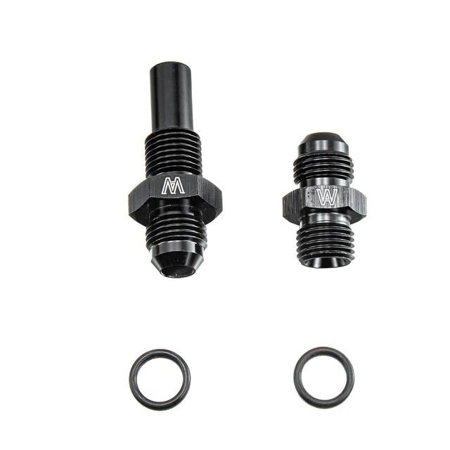 LS SWAP 4L80E Transmission Cooler Line Adapter Fitting AN6 to 1/4 NPSM ...