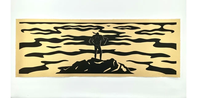 CLEON PETERSON - The Seeker print signed - numbered no kaws arsham JR ...