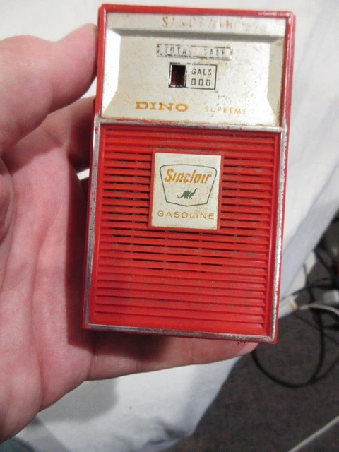 VINTAGE SINCLAIR GASOLINE Dino Supreme Transistor Radio $19.99 - PicClick