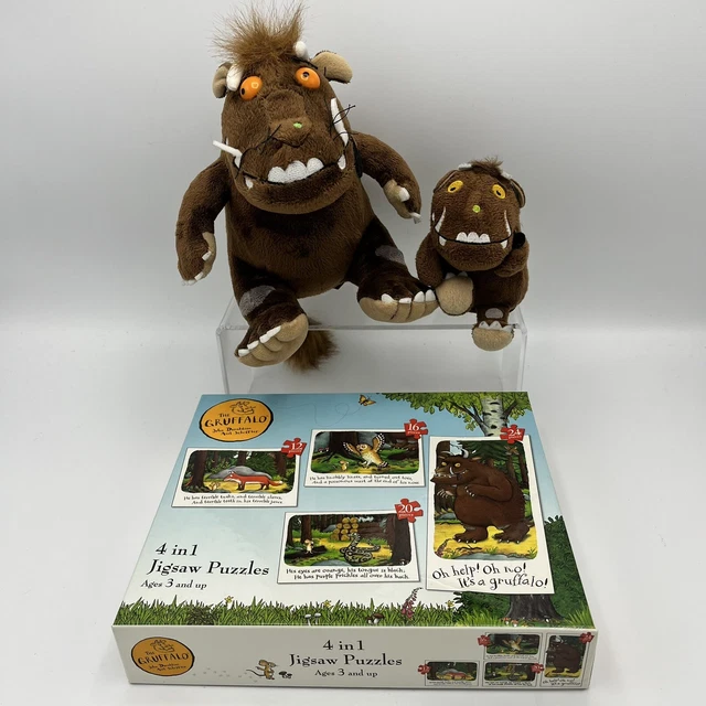 GRUFFALO AND CHILD Bundle Plush Aurora Toys & 4 X Jigsaws Boxed Julia ...