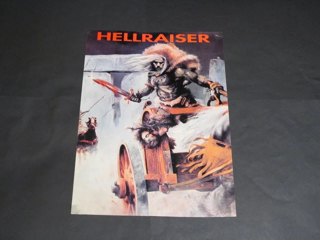 HELLRAISER 1992 OLDSKOOL Hardcore Rave Flyer Eclipse Amnesia House ...
