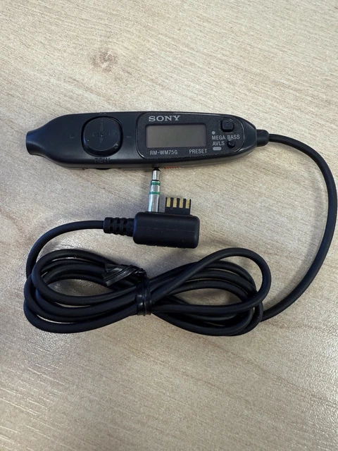 SONY WALKMAN REMOTE RM-WM75G, Never Used, Opened Just For Photos £31.90 ...