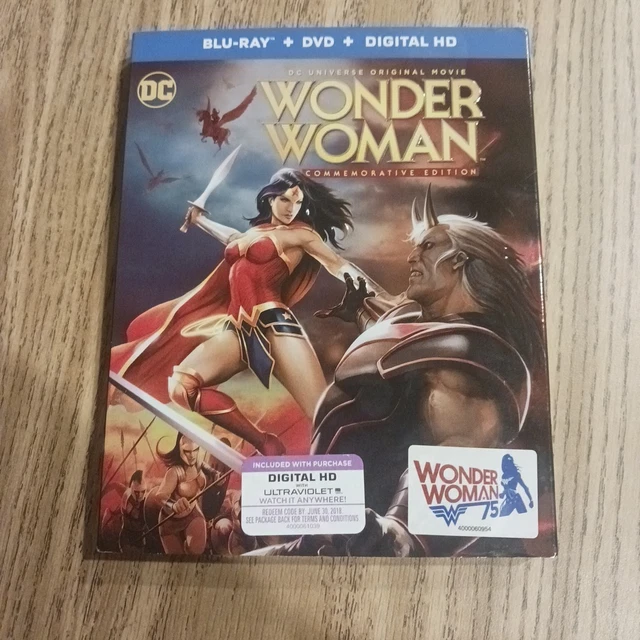 WONDER WOMAN - Commemorative Edition Blu-ray + DVD w/Slipcover SEALED ...