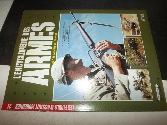** FASCICULE ENCYCLOPÉDIE des armes n°21 Fusils d'assaut modernes EUR 3,75 - PicClick FR