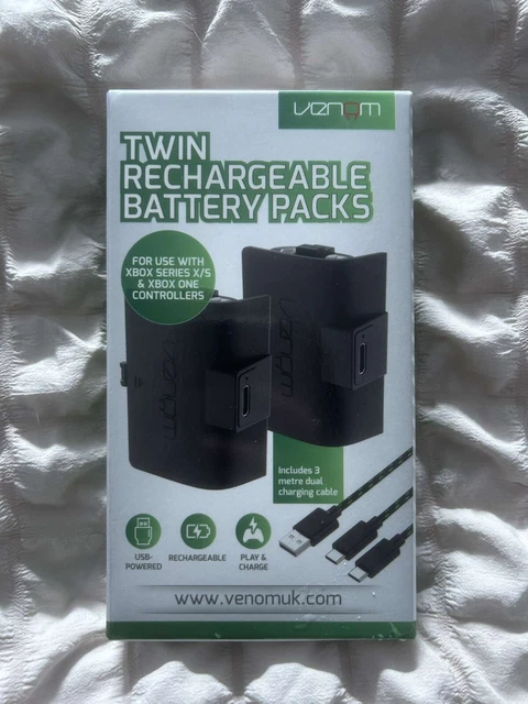 VENOM VS2883 HIGH Capacity 1100 mAh Rechargeable Battery Twin Pack ...