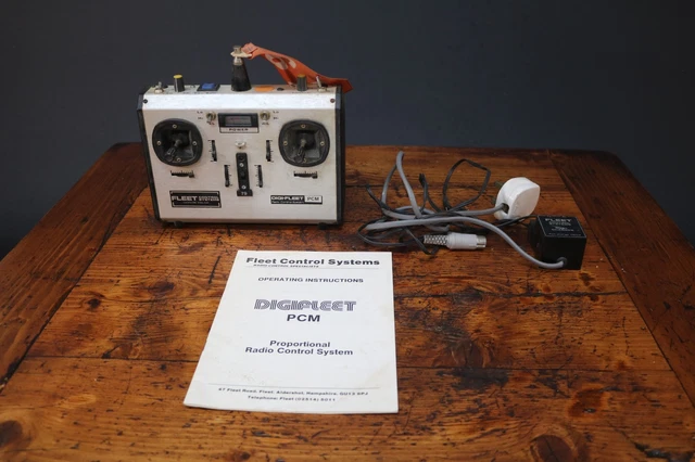 DIGIFLEET PCM RC Transmitter Radio Control Aircraft 35 mhz Vintage TX £ ...