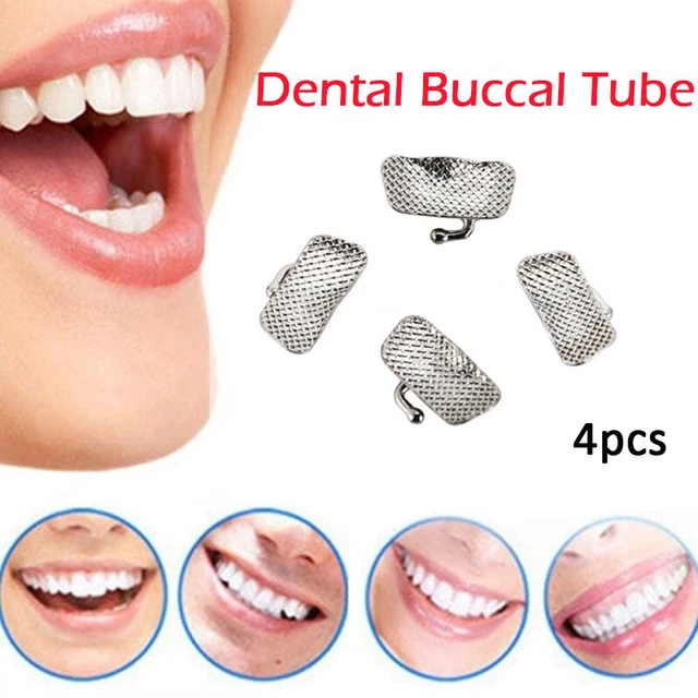 ORTHODONTIC DENTAL BRACKET Buccal Tube MBT ROTH67 Molar Bondable 0.022 ...