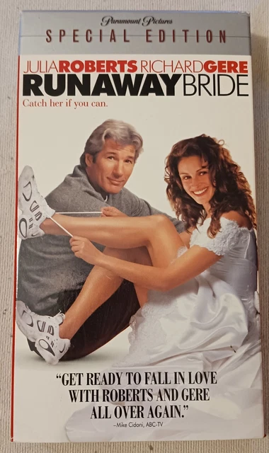 RUNAWAY BRIDE SPECIAL Edition VHS Julia Roberts Richard Gere - TESTED £ ...