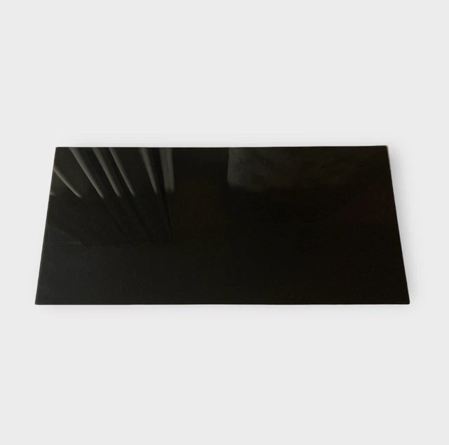 IKEA BLACK GLOSS Glass Top Panel W75.5cm x D35.5cm x H0.4cm £12.00 ...