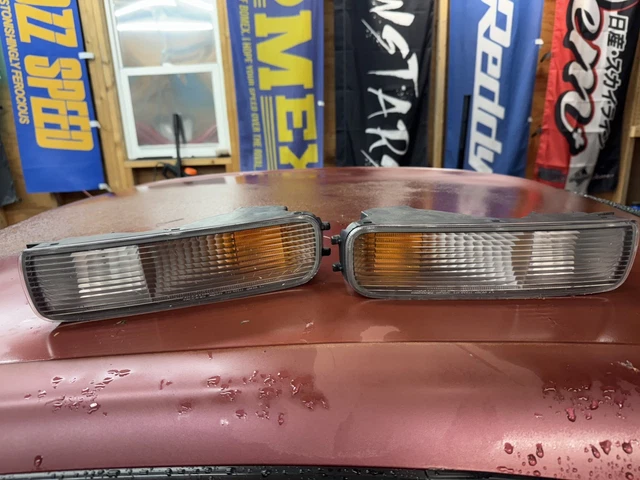 JDM NISSAN SKYLINE R33 Front Bumper Turn Signal Light Lamp OEM $209.99 ...