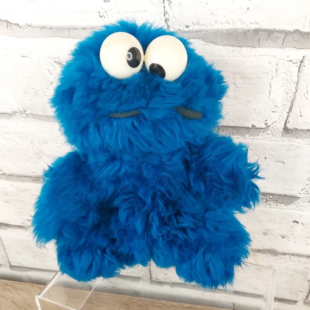 COOKIE MONSTER 7& Soft Toy Plush Knickerbocker CTW Sesame Street ...