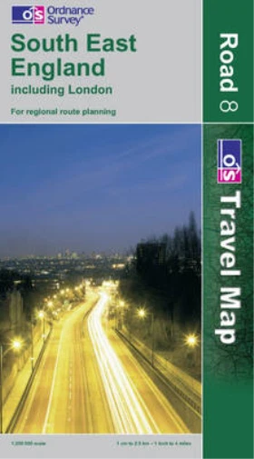 SOUTH EAST ENGLAND Including London (OS Travel Map - Road Map ...
