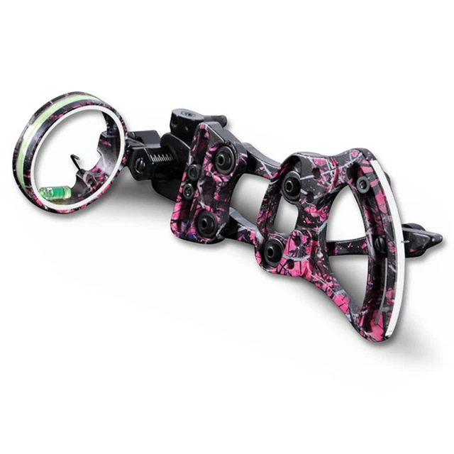 ARCHERY COMPOUND BOW Sight 1 Pin Professional Bow Sight Light Micro ...