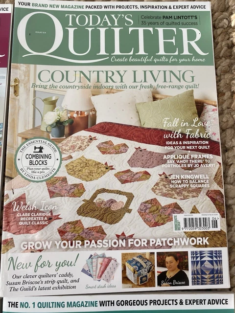 4 QUILTING MAGAZINES - Today's Quilter Issue 4,6,8,43 Good Condition £8 ...