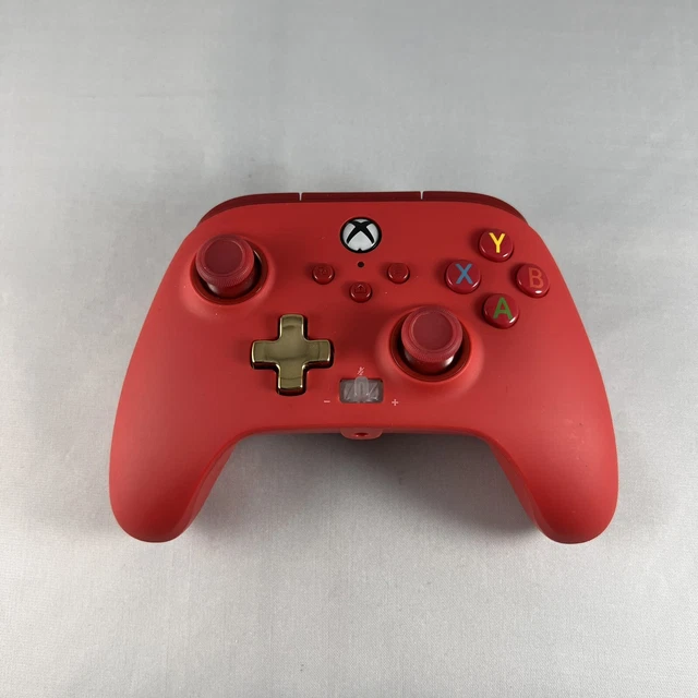 POWERA ENHANCED WIRED Controller for Xbox One Xbox Series X and S - Red ...